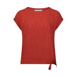 BETTY & CO BETTY & CO Damen Kurzarmshirt "Damen mit Struktur", rot, Gr. L, Obermaterial: 95% Polyester, 05% Elasthan, Shirts