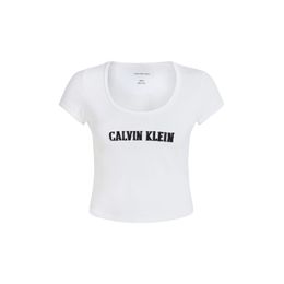 Calvin Klein Jeans T-Shirt Damen Gr&ouml;&szlig;e L schwarz / wei&szlig;