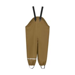 CeLaVi M&auml;dchen Regenhose "Regenoverall CERain", braun, Gr. 140, Obermaterial: 100% Polyester PES., Overalls