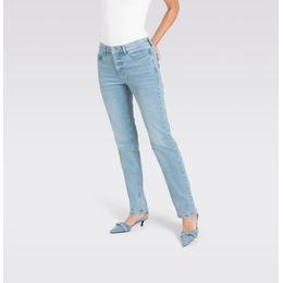 MAC Damen Stretch-Jeans "Dream", blau, Gr. 46, Denim/Jeans, Obermaterial: 91% Baumwolle, 6% Polyester, 3% Elasthan, Jeans, mit Stretch f&uuml;r den
