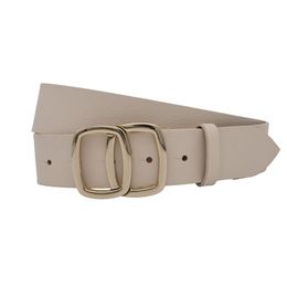 AnnaMatoni Damen Lederg&uuml;rtel "AnnaMatoni AnnaMatoni Damen G&uuml;rtel aus Echtleder mit eleganter", beige, Gr. 105, 100% Leder, G&uuml;rtel