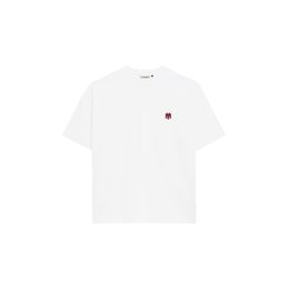 Prohibited T-Shirt 'Office' Damen Gr&ouml;&szlig;e XL marine / hellrot / offwhite