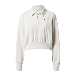 Nike Sportswear Sweatshirt female size XL Beige / Black