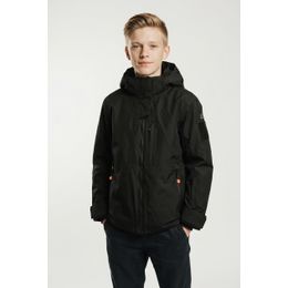 name it Kinder Skijacke "NKNSLOPE10 JACKET SKI EDITION FO NOOS", schwarz, Gr. 122, unifarben, Web, Obermaterial: 100% Polyester, Jacken,