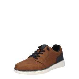 Bugatti Sportlicher Schn&uuml;rschuh Herren Gr&ouml;&szlig;e 45 marine / braun