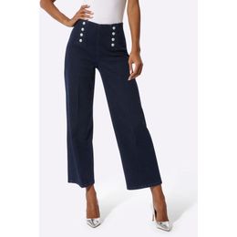 CR&Eacute;ATION L CREATION L Damen Schlupfjeans, blau, Gr. 38, unifarben, 95% Baumwolle, 3% Polyester, 2% Elasthan, Jeans