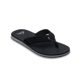 Quiksilver Herren Sandale "Carver Suede", Gr. 7schwarz 1, Obermaterial: 94% Wildleder/6% Textil-Nylon, Futter: 100% Wildleder, Laufsohle: 100% TPR.,