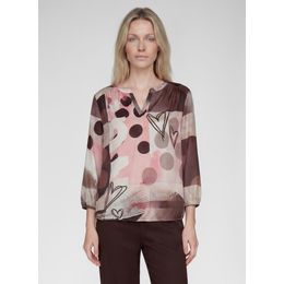 Rabe Damen Klassische Bluse "Bluse", bunt, Gr. 44, 100% Viskose, Blusen