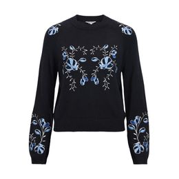 Object Pullover 'OBJLaney' Damen Gr&ouml;&szlig;e S blau / hellblau / schwarz / wei&szlig;