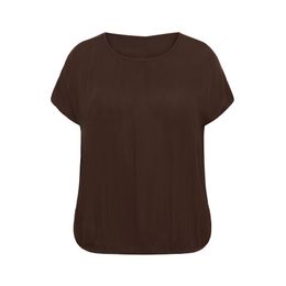 Kaffe Curve Bluse 'KCAmi Stanley' Damen Gr&ouml;&szlig;e M dunkelbraun