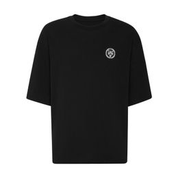 Plein Sport Herren T-Shirt "Rundhals-T-Shirt", schwarz, Gr. XXL, Obermaterial: 100% Baumwolle, Shirts