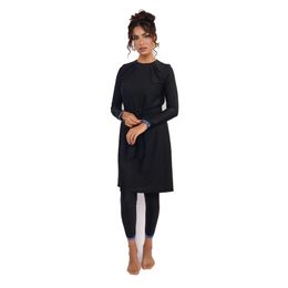 Chay Badeanzugkleid 'Chay Nis Elegance Black Burkini - Swimset' Damen Gr&ouml;&szlig;e XL schwarz