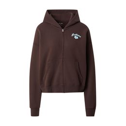 Hollister Sweatjacke Damen Gr&ouml;&szlig;e XS aqua / braun