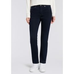 MAC Damen Straight-Jeans "MACMELANIE", schwarz, Gr. 34, Denim/Jeans, Obermaterial: 77% Baumwolle, 10% Polyester, 10% Viskose, 3% Elasthan, Jeans,