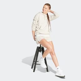 adidas Sportswear Sportsweatshirt 'ESSENTIALS SMALL LOGO FRENCH TERRY' Damen Gr&ouml;&szlig;e S creme / wei&szlig;
