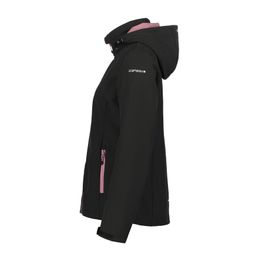 Icepeak Damen Softshelljacke "Icepeak BRENHAM", schwarz, Gr. 54, Softshell, Obermaterial: 95% Polyester, 5% Elasthan, Jacken, Winddicht &