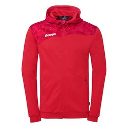 Kempa Herren Trainingsjacke "Trainingsjacke Athletics 29", rot, Gr. M, Obermaterial: 100% Polyester Pol. recyc.., Jacken