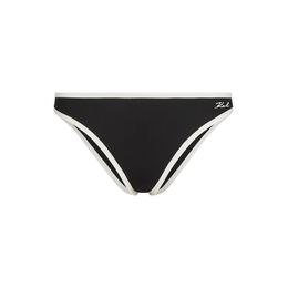 K by KARL LAGERFELD Karl Lagerfeld Slip Damen Gr&ouml;&szlig;e M schwarz / wei&szlig;