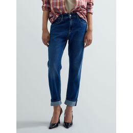 Replay Damen Slim-fit-Jeans "MARTY", blau, Gr. 30, Denim/Jeans, Obermaterial: 99% Baumwolle, 1% Elasthan, Jeans, mit leichter Waschung