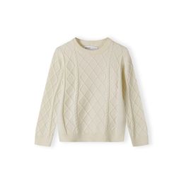 MINOTI Pullover Jungen Gr&ouml;&szlig;e 134/140 wollwei&szlig;