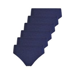 Nina von C. Damen Jazz-Pants Slips "6er Pack Jazzpant Light&Easy", Gr. 38, blau, Obermaterial: 95% Modal CMD. 5% Elasthan EL., Unterhosen
