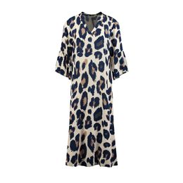 Key Largo Kleid 'Leo' Damen Gr&ouml;&szlig;e 42 elfenbein / dunkelblau / brokat / dunkelgrau Sommerkleid