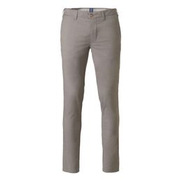 MEYER Herren Chinos "M5 Move 9-6196"stein, Gr. 38, unifarben, 68% Polyester, 28% Viskose, 4% Elasthan, Hosen, in Regular Fit, M5 Serie
