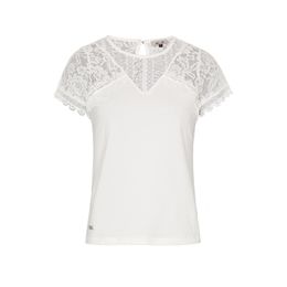 HANGOWEAR Damen T-Shirt "T-Shirt AYSE", wei&szlig;, Gr. XS, Obermaterial: 92% Baumwolle CO. 8% sonstige Fasern AF., Shirts