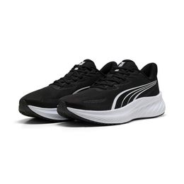 Puma Damen Laufschuh "POUNCE LITE 2", Gr. 42,5, schwarz-wei&szlig;, Textil, Schuhe