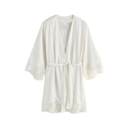 B By Ted Baker Morgenmantel Damen Gr&ouml;&szlig;e L/XL wei&szlig;