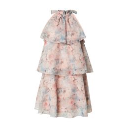 V&eacute;ro Moda Vero Moda Kleid 'VMSABRINA' Damen Gr&ouml;&szlig;e 42 hellblau / grau / pastellpink Sommerkleid