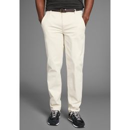 Bruno Banani Herren Chinohose, beige, Gr. 38, unifarben, Web, Obermaterial: 98% Baumwolle, 2% Elasthan, Hosen