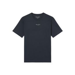 Marc O'Polo MARC O'POLO Herren T-Shirt "T-Shirt Medium-Logo 1er Pack", blau, Gr. M, Obermaterial: 100% Baumwolle CO., Shirts