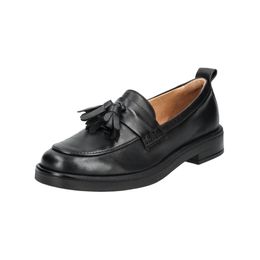 Pavement Damen Slipper "Pavement Slipper Leder", Gr. 39, schwarz, Leder, Schuhe