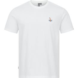 Ragwear T-Shirt Herren Gr&ouml;&szlig;e L nude / taubenblau / schwarz / wei&szlig;