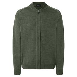 Maerz Muenchen Herren Strickjacke "Maerz Muenchen 585600 Strickjacke Herren Bekleidung", gr&uuml;n, Gr. 52, 100% Wolle (Merino), Strickjacken