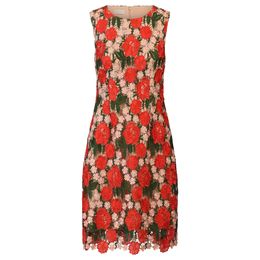 Kraimod Cocktail Dress female size 40 Green / Pink / Red