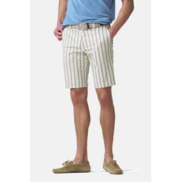 MEYER Herren Chinos "B-Palma 1-3021", beige, Gr. 30, gestreift, 97% Baumwolle, 3% Elasthan, Hosen, aus reiner Bio-Baumwolle