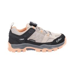 CMP Kinder Outdoorschuh "KIDS KIRUNA LOW FITGO TREKKING SHOES WP", Gr. 34, beige, Leder, Synthetik, Schuhe, wasserdicht
