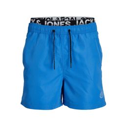 Jack & Jones Jack & Jones Badeshorts 'Fiji' Herren Gr&ouml;&szlig;e L blau / grau / schwarz