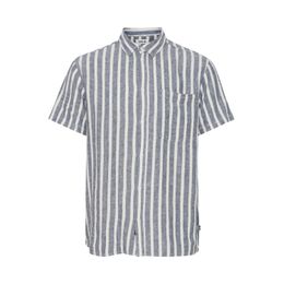 !Solid SOLID Herren Kurzarmhemd "Kurzarmhemd SDFried", blau, Gr. M, Obermaterial: 58% Leinen LI. 42% Viskose CV., Hemden