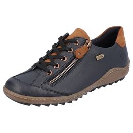 Remonte Damen Schn&uuml;rschuh, Gr. 38, bunt, Leder, unifarben mit Farbeinsatz, Schuhe, mit Tex-Ausstattung, Freizeitschuh, Halbschuh, Schn&uuml;rschuh