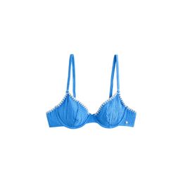 Mint Velvet Bikini Top female size 70 Cobalt blue