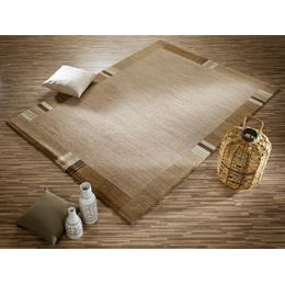 Wollteppich, B:200cm H:6mm L:300cm, braun, OCI DIE TEPPICHMARKE, Seide, Wolle, Wohnzimmer, Teppiche, "Sensation Lakir", handgekn&uuml;pft, Nepal, reine