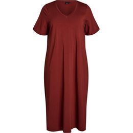 ZIZZI Kleid 'VDorit' Damen Gr&ouml;&szlig;e 54/56 rostrot Sommerkleid