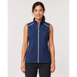 LPO Damen Softshellweste "Softshellweste Hellen", blau, Gr. 38, Softshell, 100% Polyester, Westen