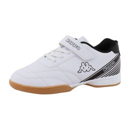 Kappa M&auml;dchen Hallenschuh "Sonia", Gr. 40, wei&szlig;, Synthetik, Schuhe, Indoor Sportschuhe, nicht abf&auml;rbende Sohle