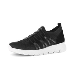 Gabor Damen Sneaker "Sneaker low", Gr. 40,5, schwarz-wei&szlig;, Schuhe