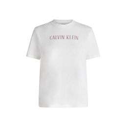 Calvin Klein Jeans T-Shirt 'CLASSIC VARSITY' Damen Gr&ouml;&szlig;e S/M rosa / wei&szlig;