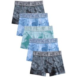 next Boxershorts Jungen Gr&ouml;&szlig;e 140 royalblau / hellblau / dunkelgrau / pastellgr&uuml;n